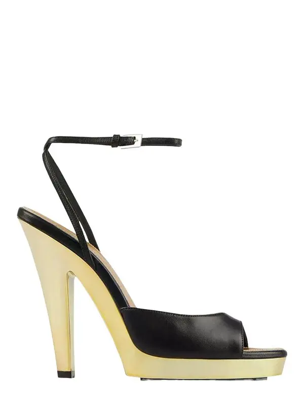 Paris Texas Gala Platform Pumps - Black