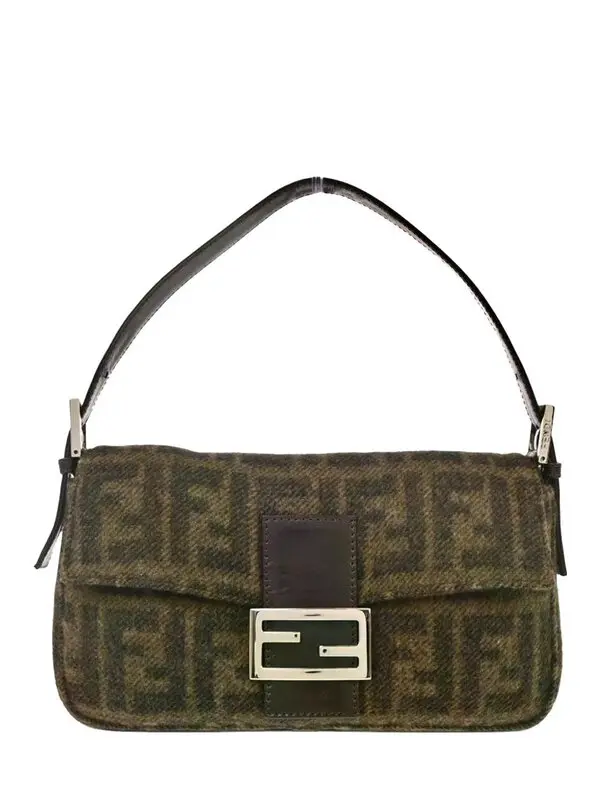 Fendi 2009 Zucca Baguette Tote Bag - Brown