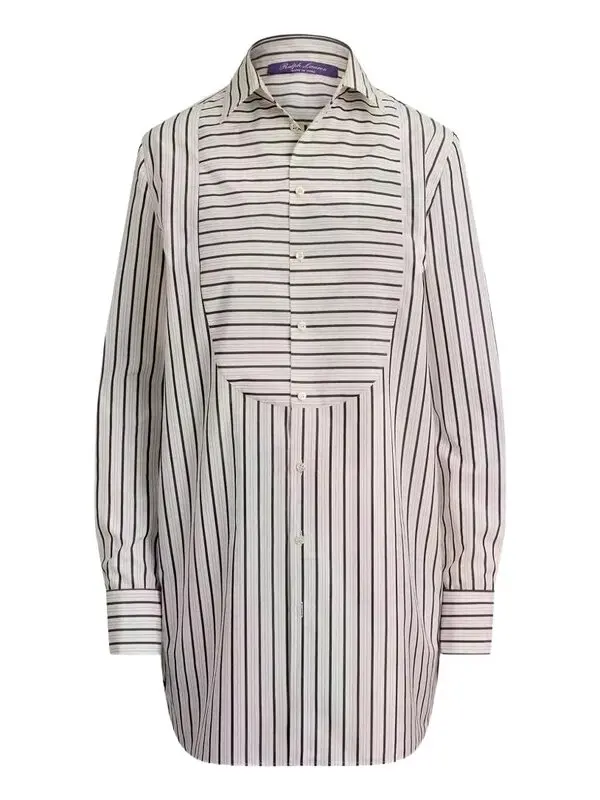Ralph Lauren Striped Cotton Shirt - White