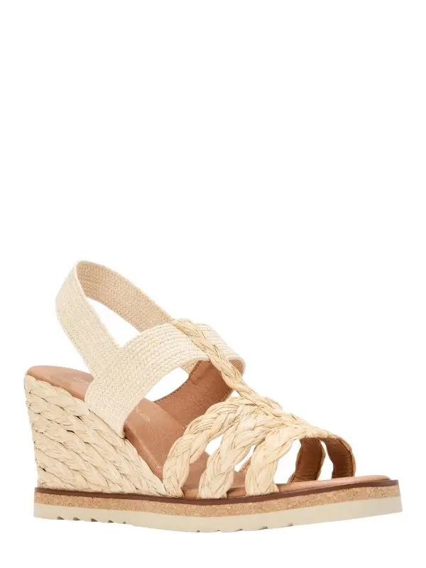 Andre Assous Maria Wedge Sandal - Natural/natural