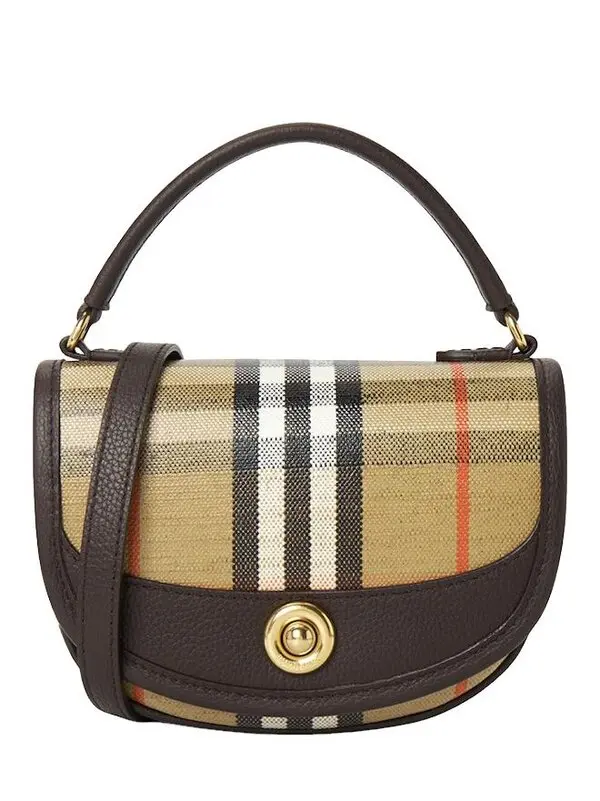 Burberry Mini Highlands Shoulder Bag - Beige