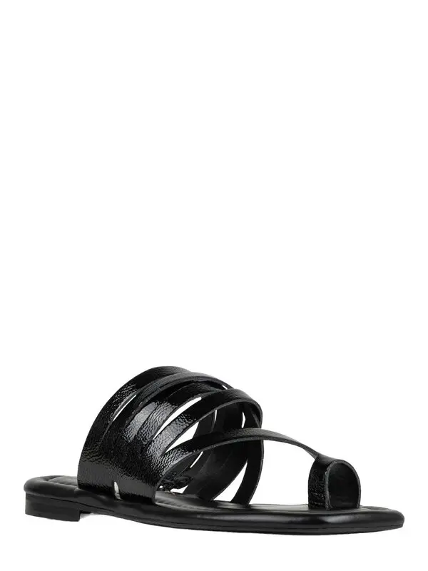 DONALD PLINER Hazie Toe Loop Sandal - Black