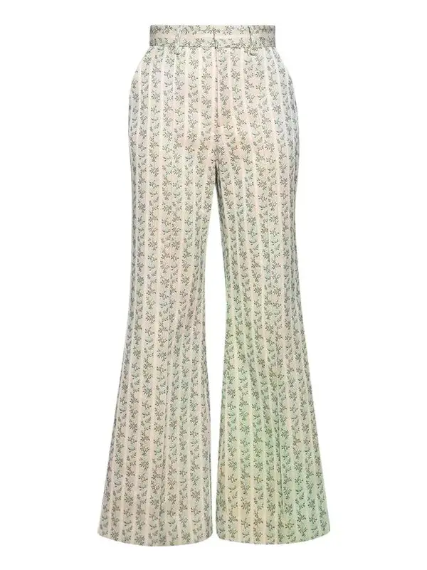 Rosie Assoulin Floral-pattern Trousers - Neutrals