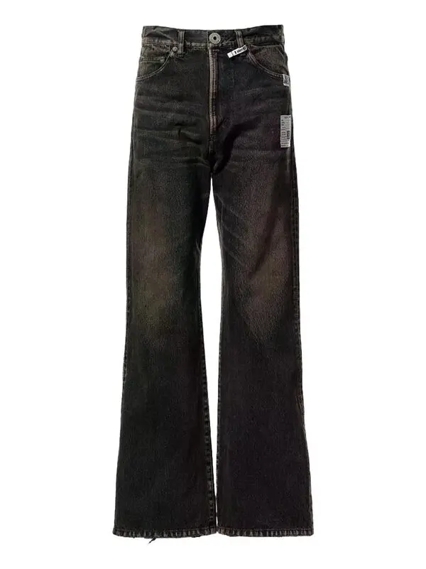 Mihara Yasuhiro Flared Jeans - Black
