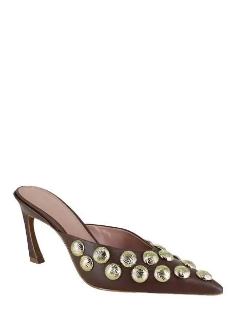 Bcbgmaxazria Grimaldi Studded Pointed Toe Pumps - Dark Brown