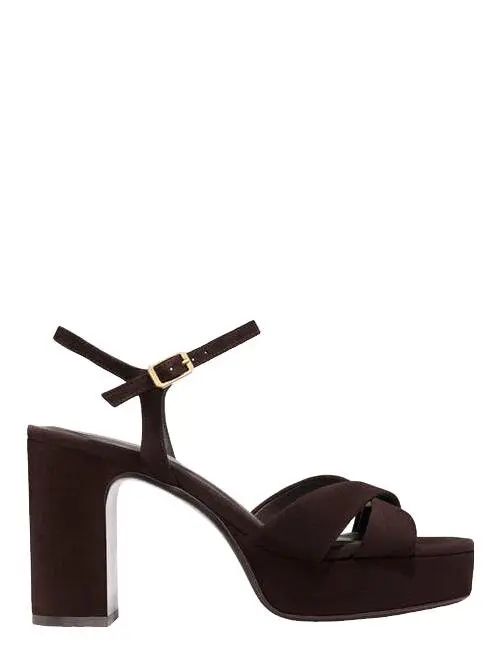 MARGAUX LONNBERG The Paloma Platform - Espresso Suede