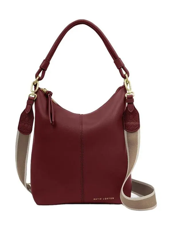 KATIE LOXTON Hallie Satchel Bag - Cherry