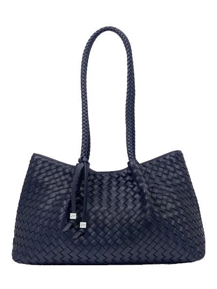 KATIE LOXTON Nova Small Shoulder Tote - Navy