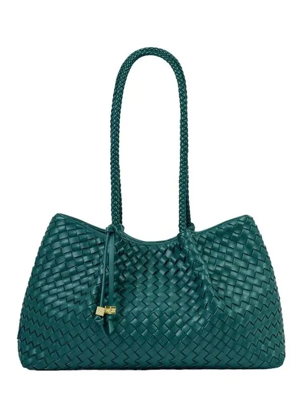 KATIE LOXTON Nova Small Shoulder Tote - Palm Green