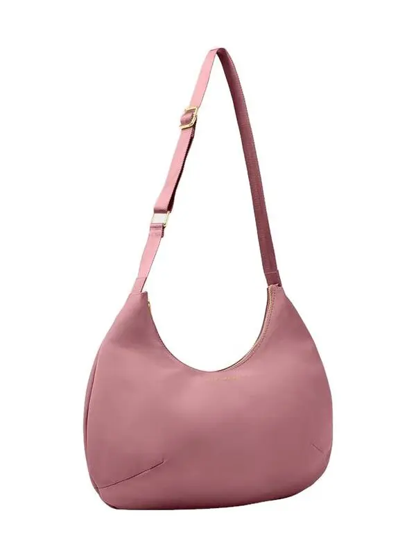 KATIE LOXTON Nylon-luxe Sling Shoulder Bag - Deep Rose