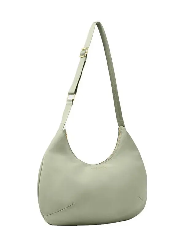 KATIE LOXTON Nylon-luxe Sling Shoulder Bag - Matcha