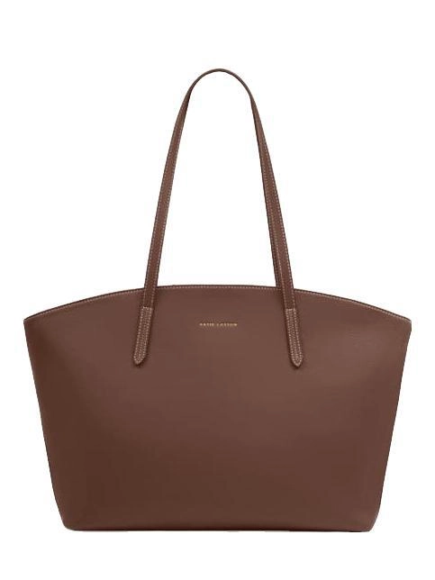 KATIE LOXTON Harlyn Work Tote Bag - Chocolate