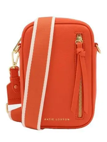KATIE LOXTON Hallie Small Crossbody Bag - Deep Orange
