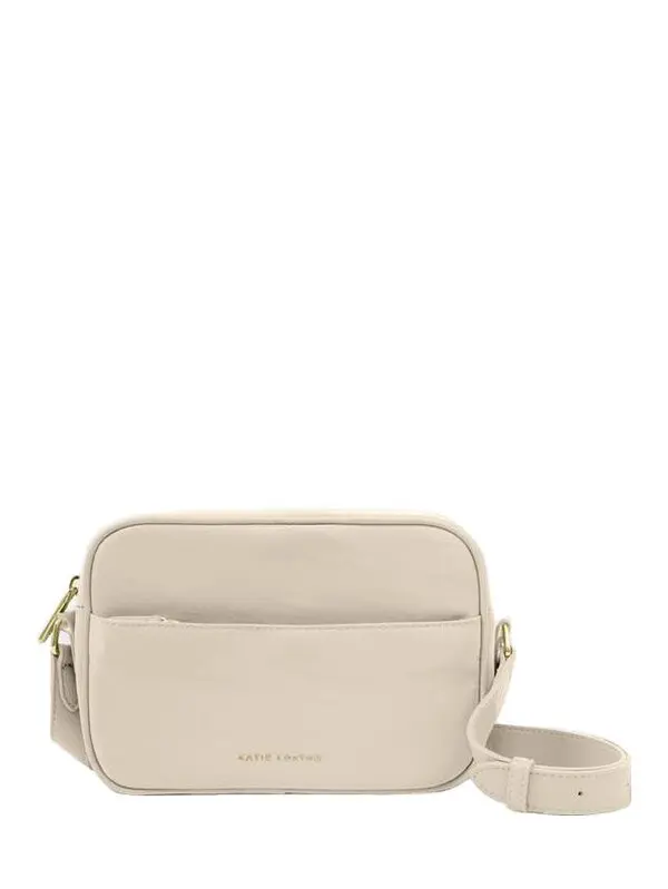 KATIE LOXTON Nylon-luxe Crossbody Bag - Chalk
