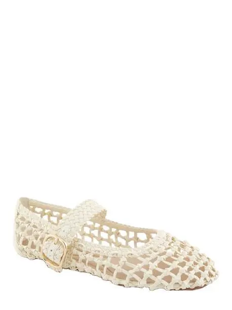 KENNETH COLE Tessa Mary Jane Flat - Pristine Woven