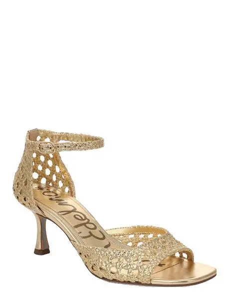 Sam Edelman Peyton Ankle Strap Sandal - Amber Gold