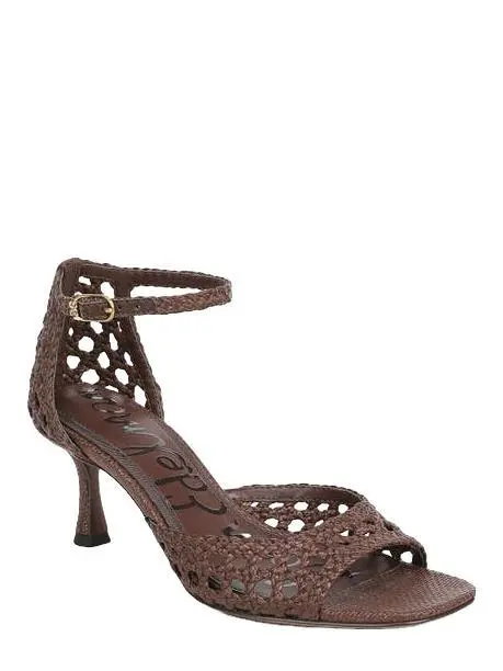 Sam Edelman Peyton Ankle Strap Sandal - Terazzo Brown