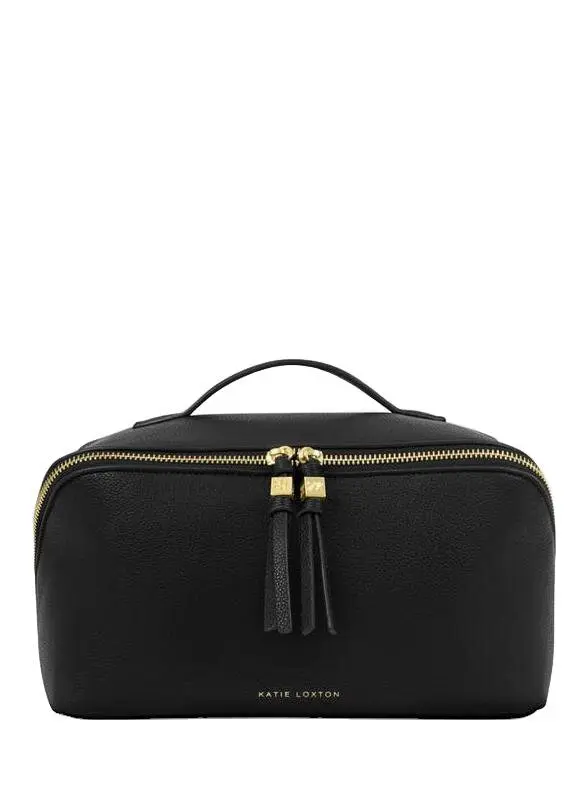 KATIE LOXTON Soho Large Makeup Bag - Black