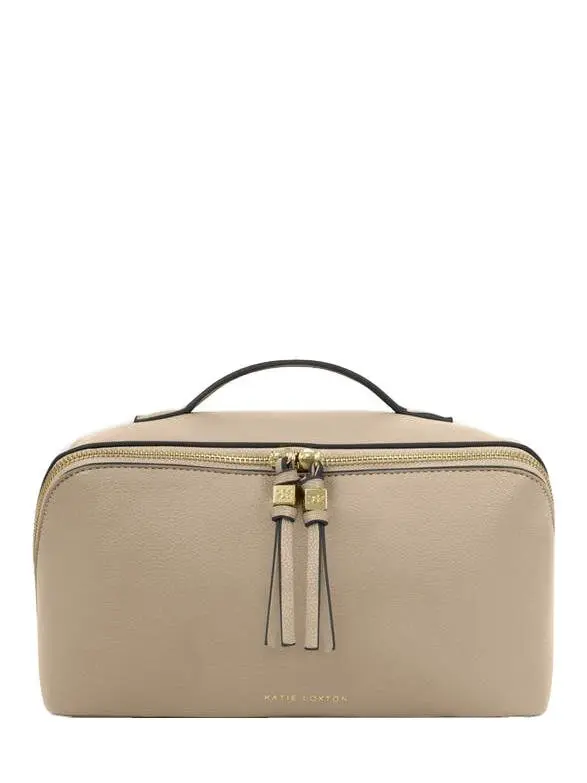 KATIE LOXTON Soho Large Makeup Bag - Oyster