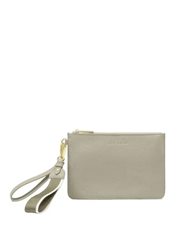 KATIE LOXTON Hallie Wristlet Pouch - Green Mist