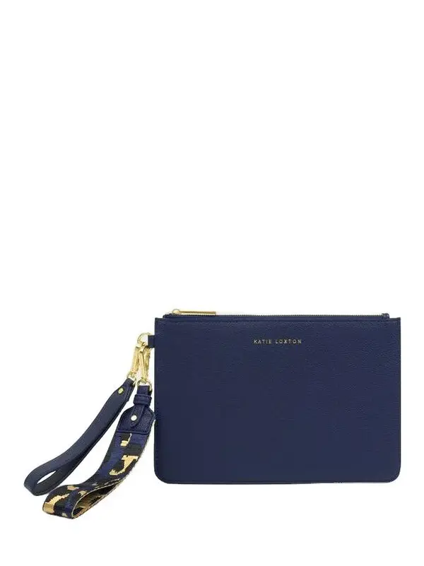 KATIE LOXTON Hallie Wristlet Pouch - Midnight Blue
