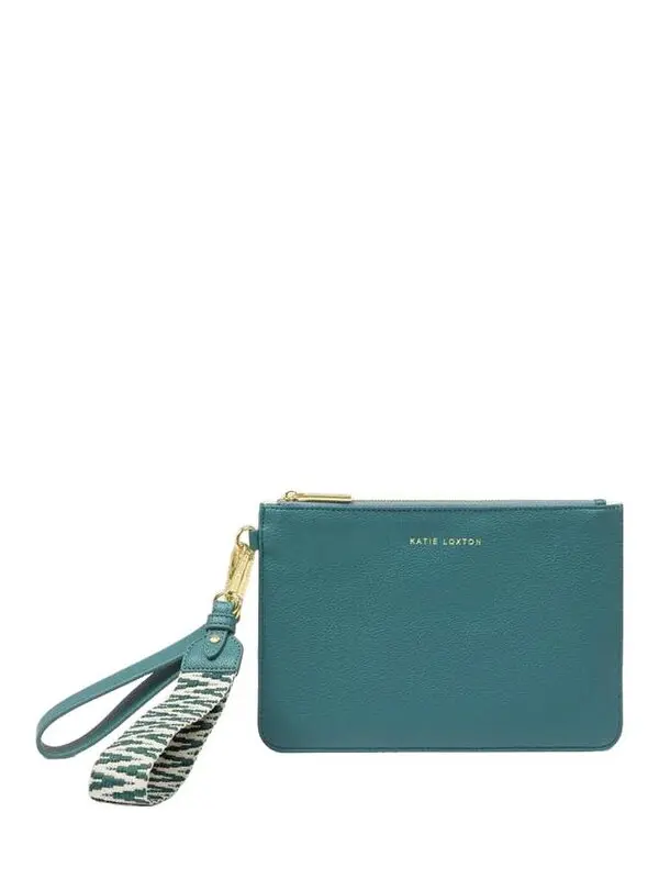 KATIE LOXTON Hallie Wristlet Pouch - Teal