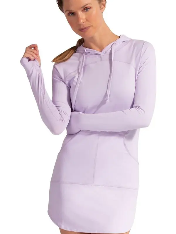 BLOQUV Hoodie Dress Relaxed - Lavender