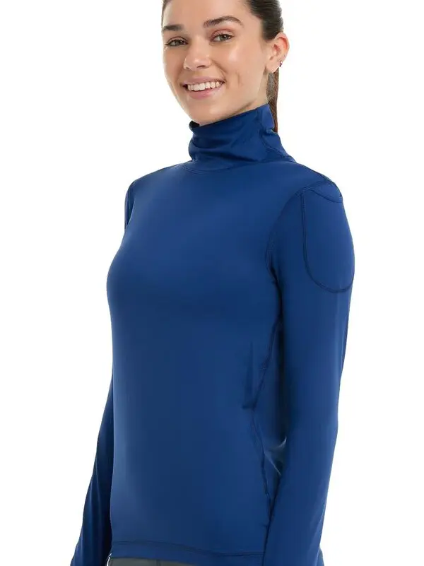 BLOQUV Sun Protective Turtleneck - Navy