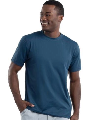 BLOQUV Short Sleeve Sun Protection Crew Shirt - Midnight Blue