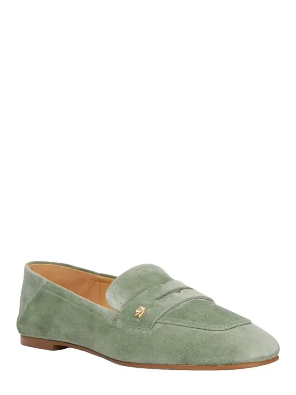 Dune London Glances Penny Loafer - Green