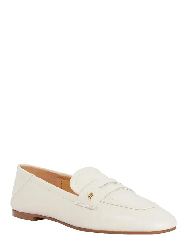 Dune London Glances Penny Loafer - White