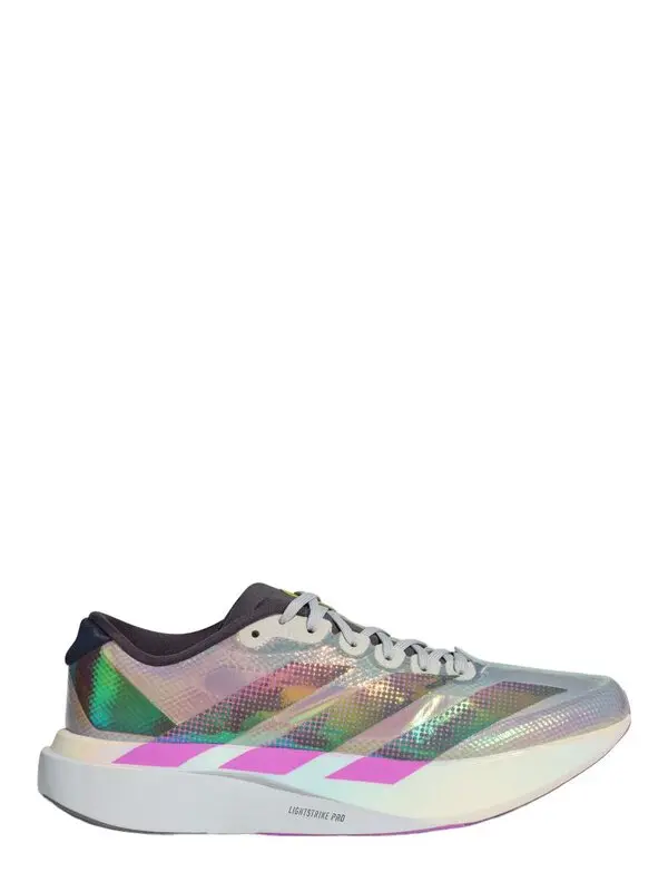 Adidas Adizero Evo Sl Woven Sneakers - Clear Grey / Purple Burst / Aurora Onix