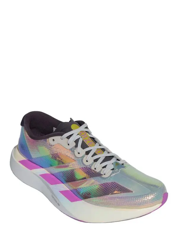 Adidas Adizero Evo Sl Woven Sneakers - Clear Grey / Purple Burst / Aurora Onix