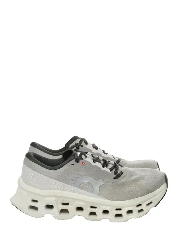On Cloudmonster 3 Logo-print Sneakers - Grey