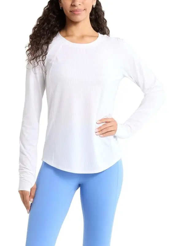 Zella Rally Mesh Top - White