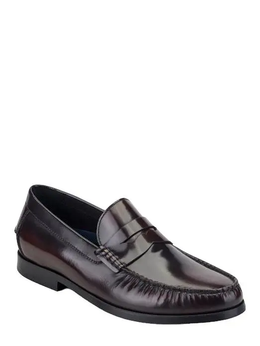 Rockport Willcox Penny Loafer - Dark Red