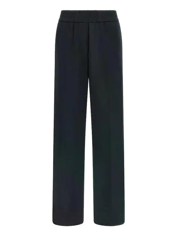 Peserico Punto Luce Metal Detail Pleat Trousers - Blue