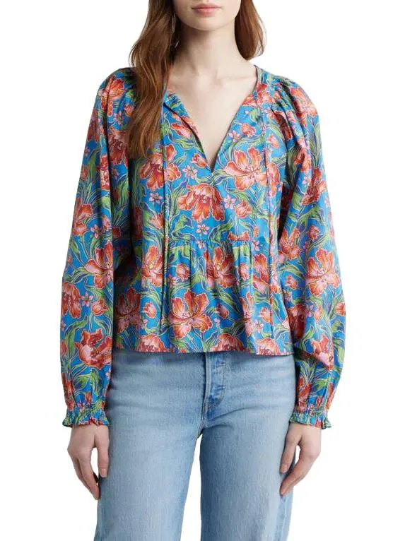 Love The Label Junie Floral Print Shirt - Archive Tulip Liberty Print