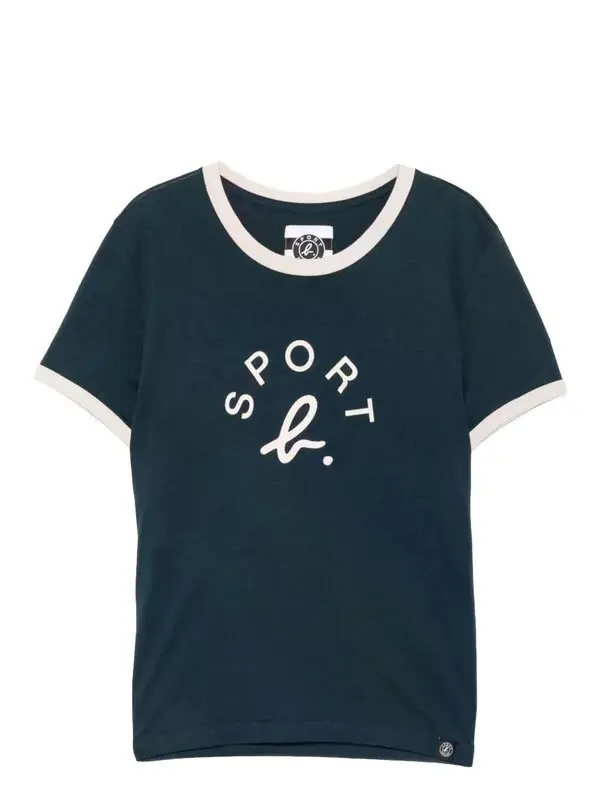 AGNES B. Logo T-shirt - Blue