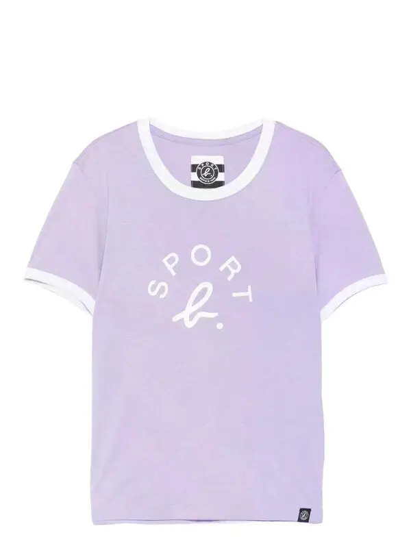 AGNES B. Logo T-shirt - Purple