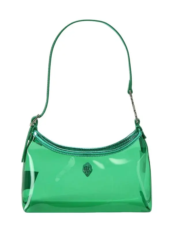 Kurt Geiger Mini Kurt Transparent Shoulder Bag - Turquoise Green