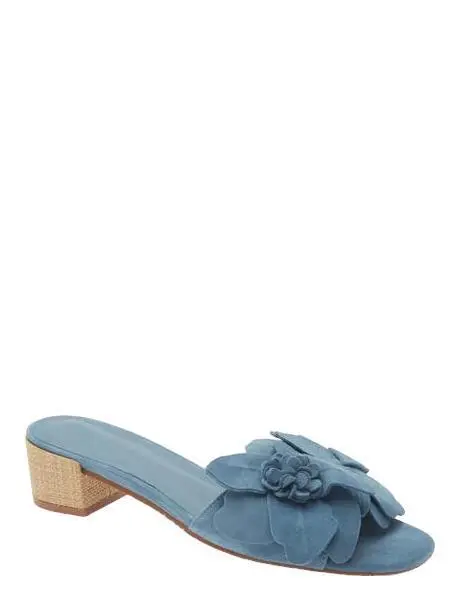 CHOCOLAT BLU Baja Embellished Sandal - Blue Suede