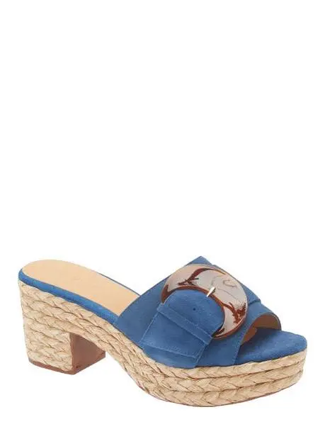 CHOCOLAT BLU Garlyn Platform Sandal - Navy Suede
