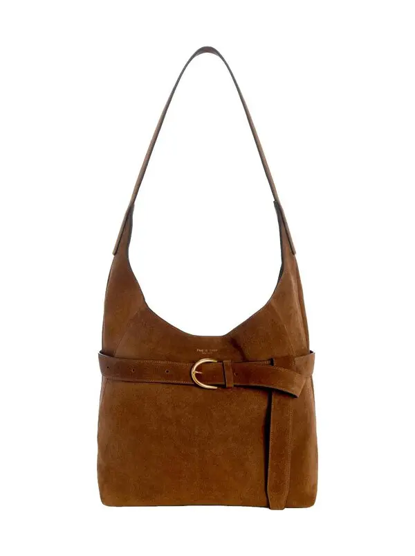 Rag & Bone Lexington Suede Bucket Bag - Brown Suede