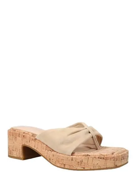Pelle Moda Bandi Platform Flip Flop - Latte