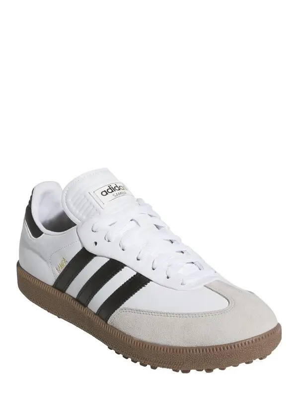 Adidas Samba Lux Spikeless Golf Shoe - Ftwwht/cbl