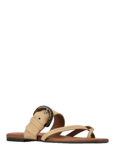 Aquatalia Asti Weatherproof Slide Sandal - Sand Leather