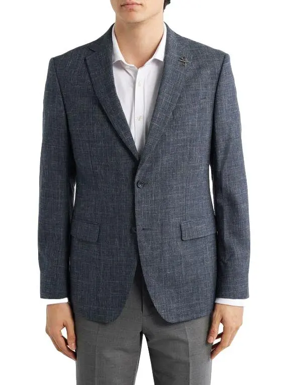 John Varvatos Bleecker Wool-blend Sport Coat - Navy
