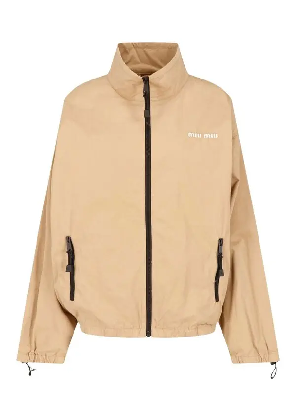 Bottega Veneta Cotton Gabardine Jacket - Beige