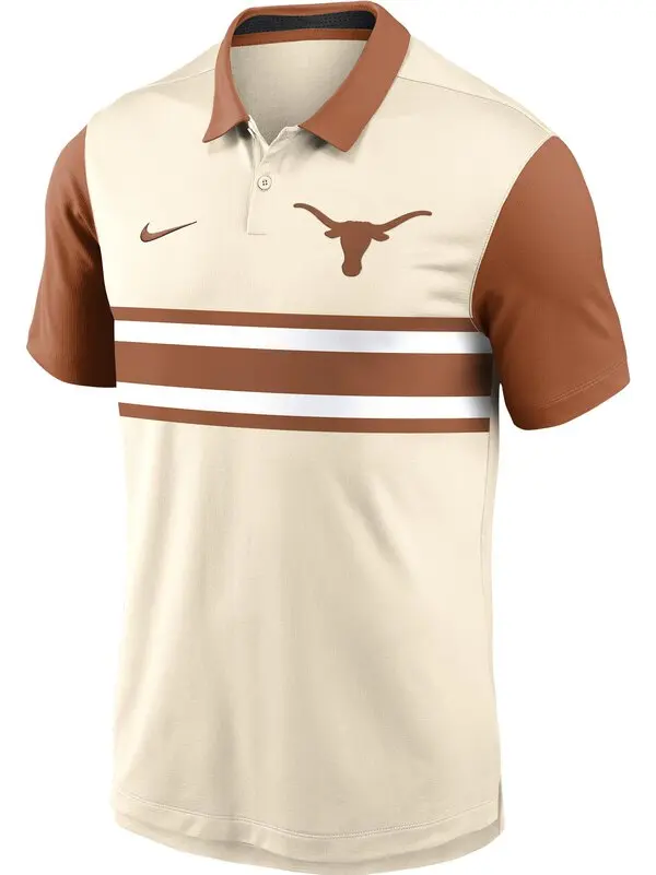 Nike Texas Vapor Primary Logo Dri-fit College Polo - Brown